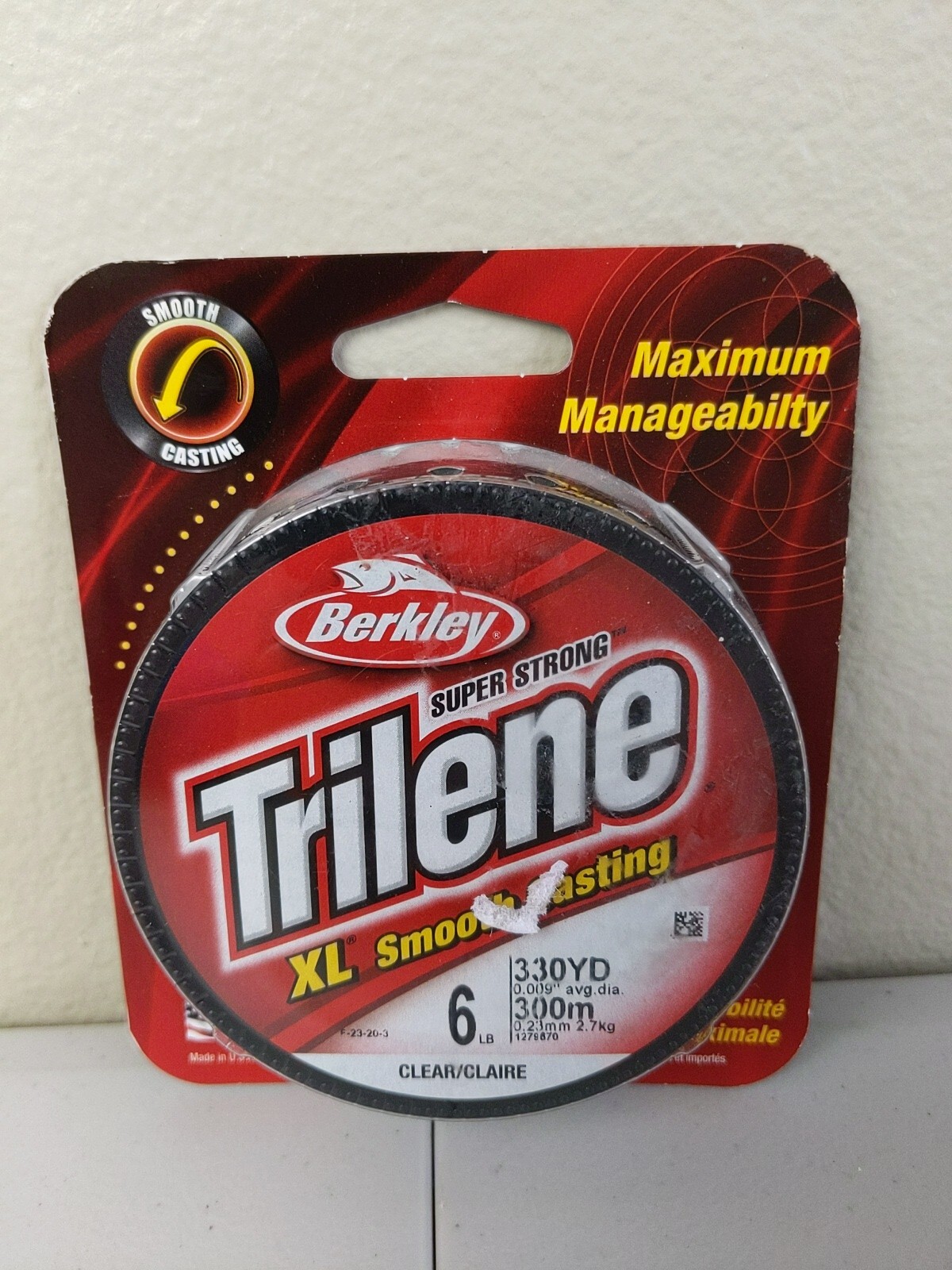 Berkley Trilene XL 6 LB Test Fishing Line 330 Yards Clear Xlfs6 for ...