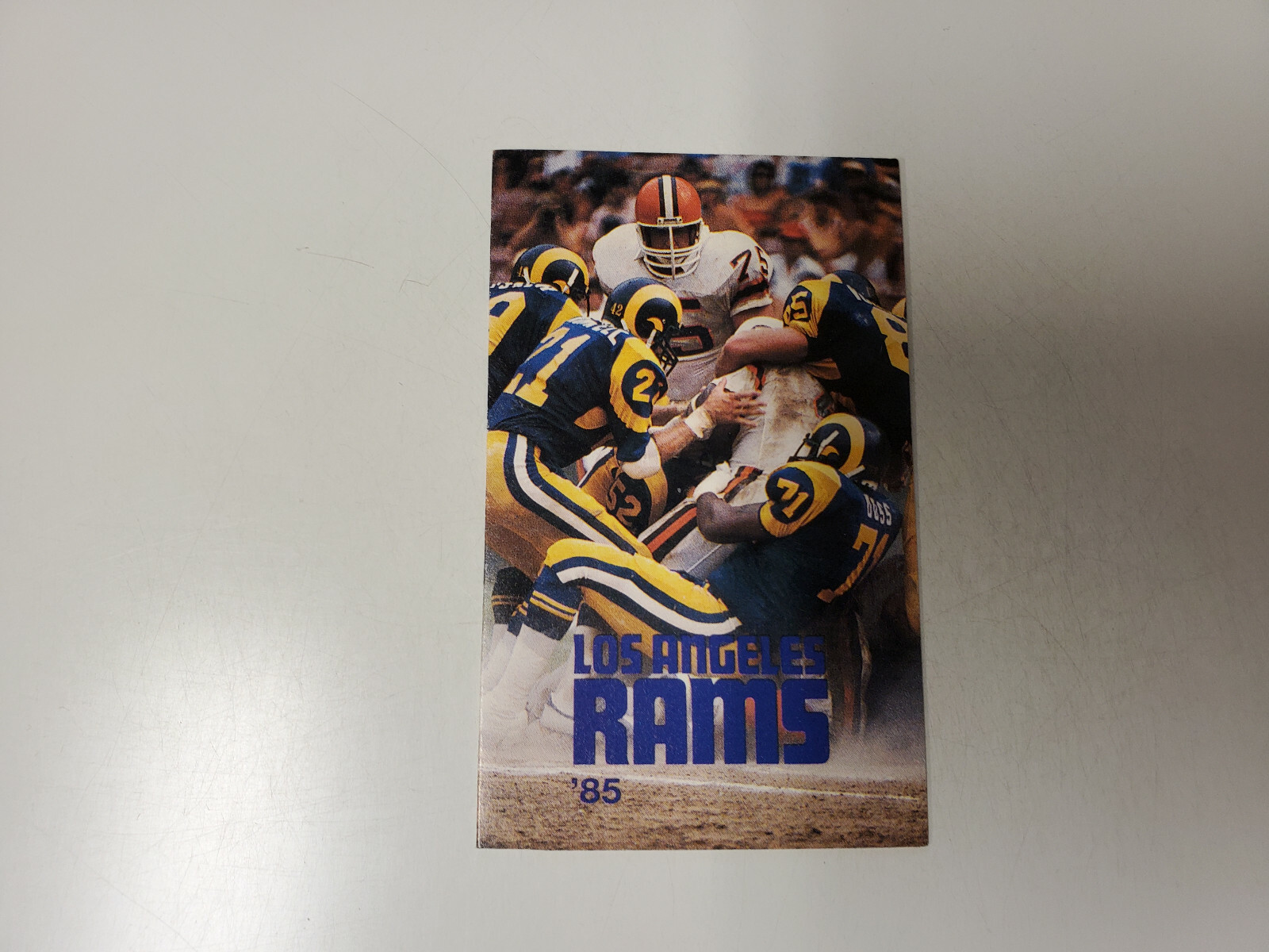RS20 Los Angeles Rams 1985 NFL Football Pocket Schedule - Budweiser | eBay
