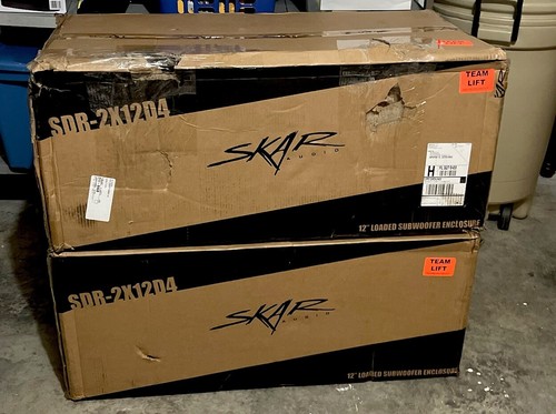 Skar Audio Dual 12" 2400W Loaded SDR Series Vented Subwoofer Enclosure ...