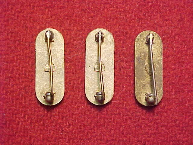 WWII US ARMY WARRANT OFFICER JUNIOR GRADE RANK INSIGNIA SET ~ MAKER MK ...