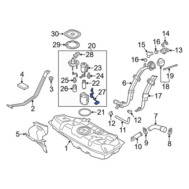 Genuine Kia Sender Assy-Fuel Pump 944601R500 / 94460-1R500 OEM for sale ...