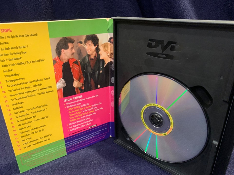 The Wedding Singer (DVD, 1998) *Adam Sandler* * Drew Barrymore ...