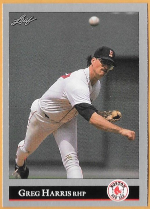 GREG HARRIS BOSTON RED SOX #154 no dot inc - LEAF NM-MT 1992 | eBay