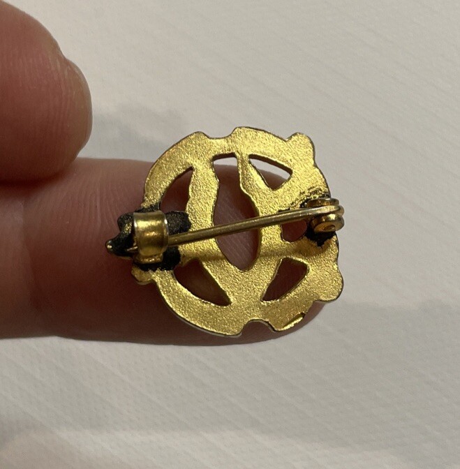 Vintage Girl Guides Trefoil Warrant Leader Guide Canada Adult Green ...