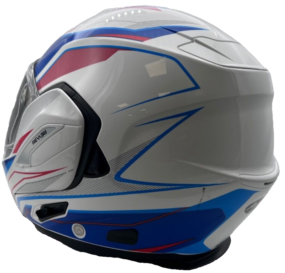 AIROH REV FRONT FLIP REVOLUTION GLOSS MOTORCYCLE/SCOOTER XS HELMET ex ...