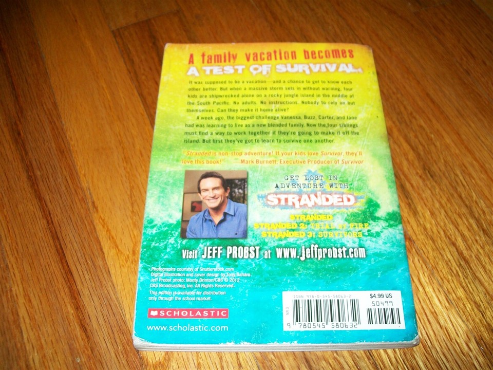 STRANDED - JEFF PROBST - PAPERBACK - EXCELLENT CONDITION - CHRIS ...