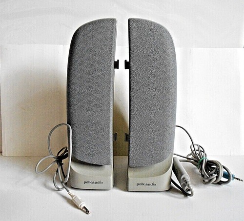 2 - Polk Audio Gray Computer Speakers | eBay