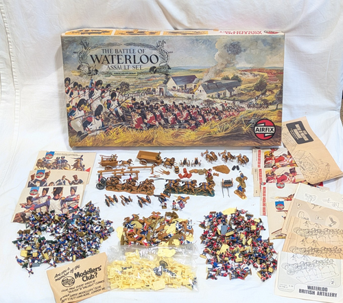 Vintage Airfix The Battle Of Waterloo Set With Painted Figures No ...