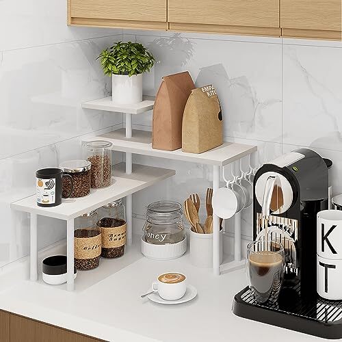 Kitchen Countertop Organizer Corner Shelf Bathroom Counter Organizers ...