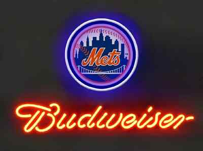 17"x14" New York Mets Baseball Beer Flex LED Neon Sign Light Bar Room ...