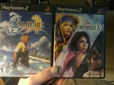 Final Fantasy X & X-2 PS2 Sony PlayStation 2 Both no manual and TESTED ...