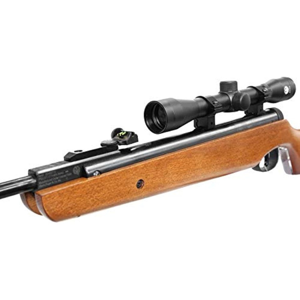 Umarex Ruger Air Hawk 1000 FPS .177 Pellet Wood Stock Air Rifle w/ 4 x ...