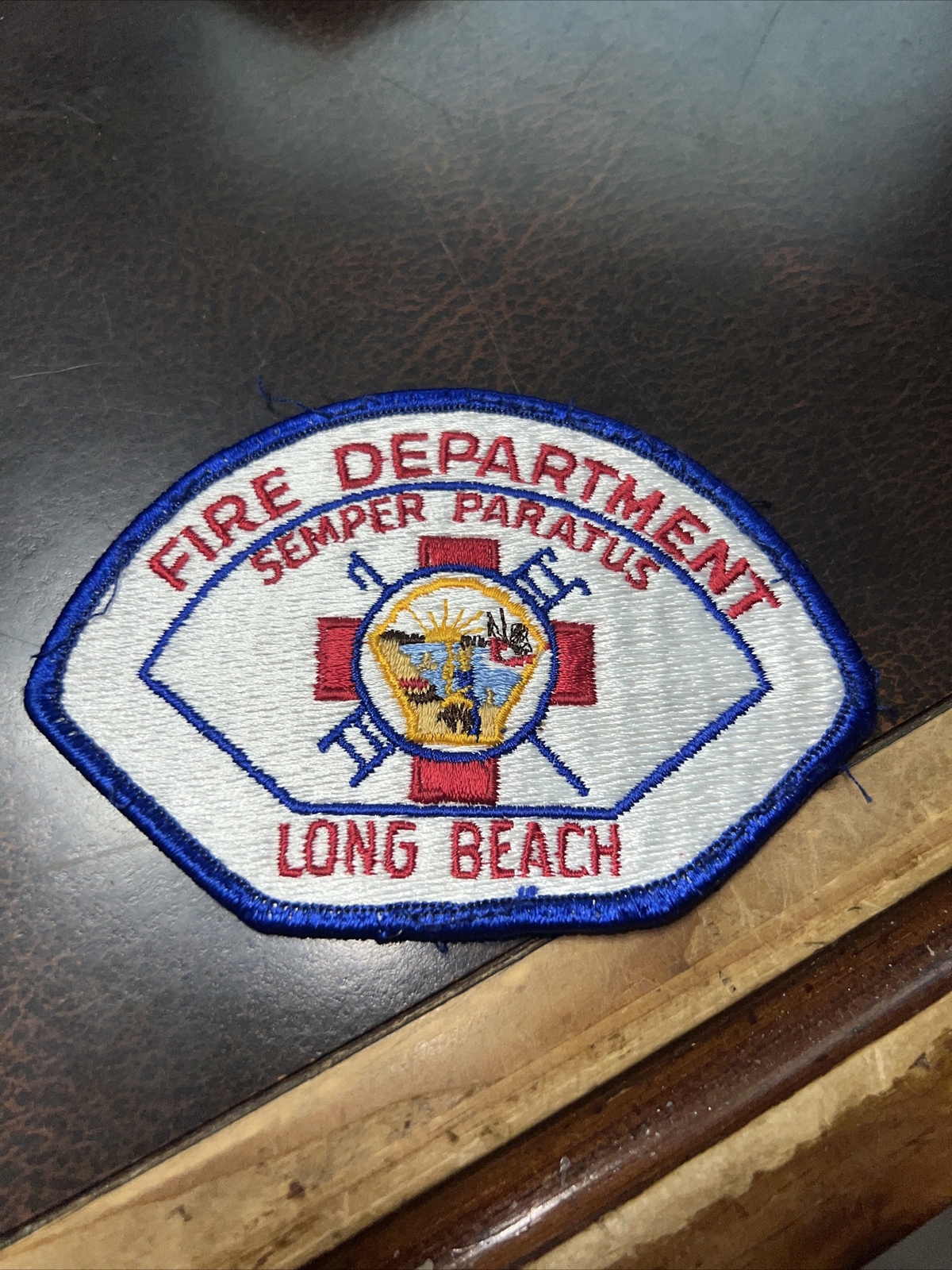 Vintage Obsolete California Fire Department Patch Long Beach | eBay