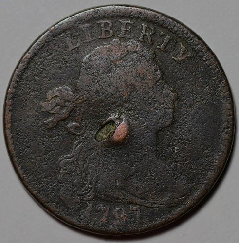 1797 Draped Bust Large Cent - Damage - US 1c Copper Coin | eBay UK