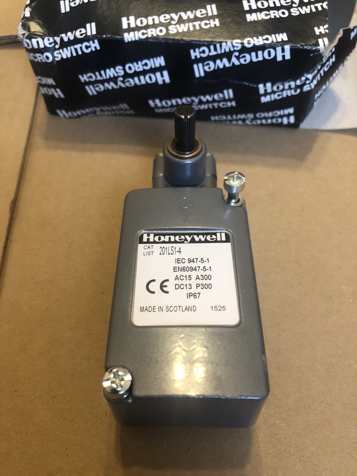 Honeywell Limit Switch 201LS14 HONEYWELL 201LS1-4 IP67 AC15 A300 DC13 ...