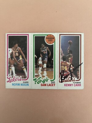 1980-81 Topps #47 Cleveland Cavaliers Kenny Carr Rookie Autograph. | eBay