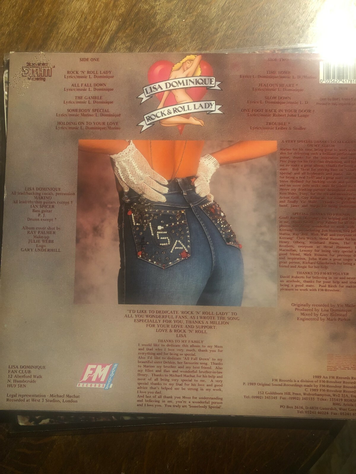 LISA DOMINIQUE ROCK & ROLL LADY LP | eBay