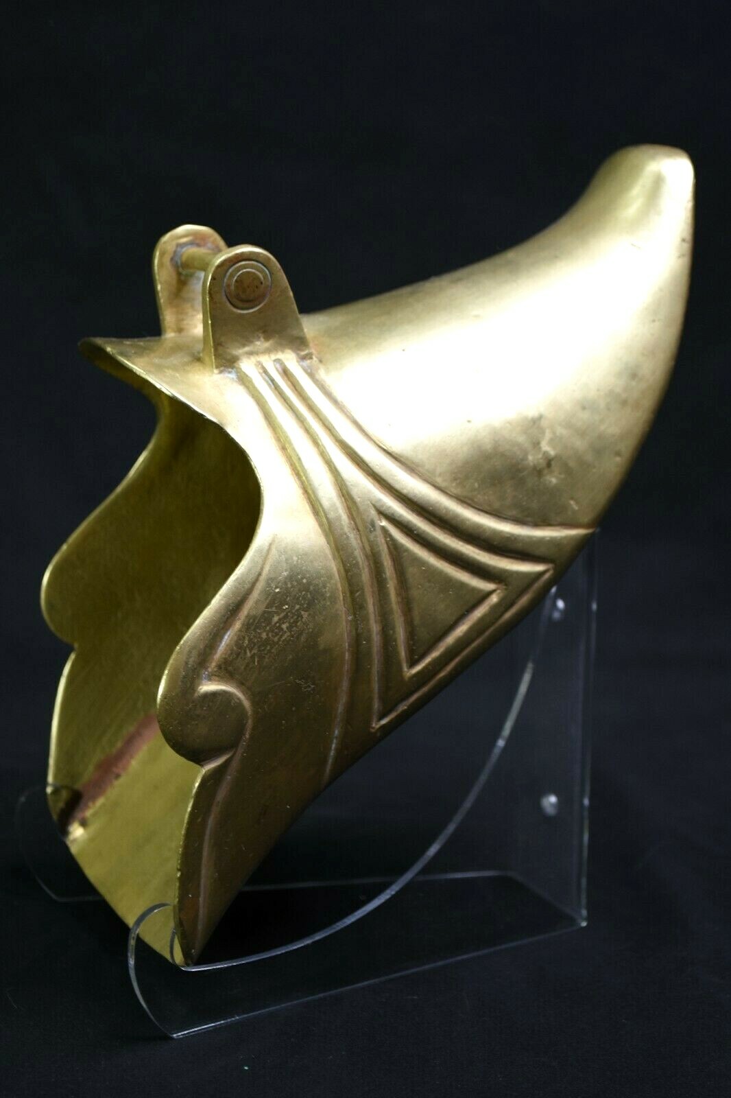 Antique Vintage 1800's Brass Ornate Spanish Conquistador Stirrup Shoe ...