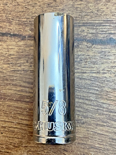 HUSKY TOOLS 5/8" 3/8" Drive Deep Socket SAE 6 Point Chrome | eBay