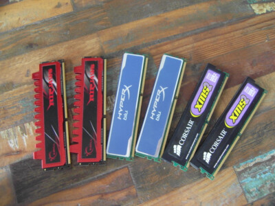 G.SKILL Ripjaws + HyperX blu + Corsair Arbeitsspeicher 6 Module | eBay.de