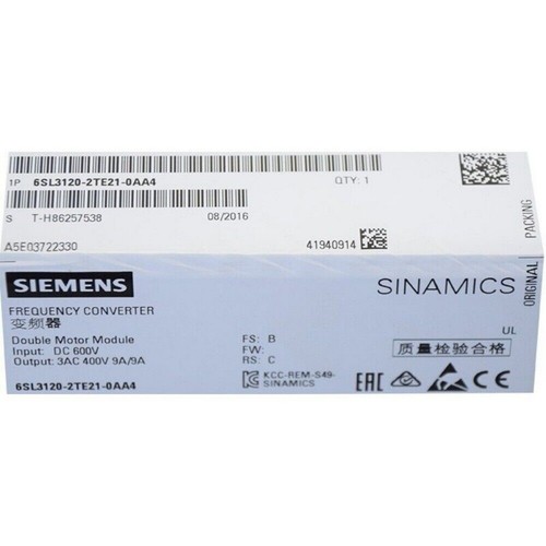 New Siemens 6SL3120-2TE21-0AA4 6SL31202TE210AA4 SINAMICS S120 Double ...