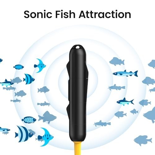 Rechargeable Smart Bait Mini, Robotic Fish Lure with Sound Waves ...