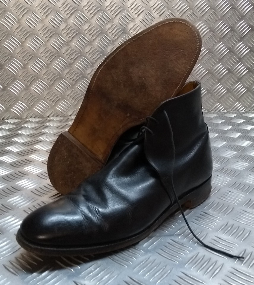 Officers George Boots British Black Leather Army Ceremonial & Parade ...