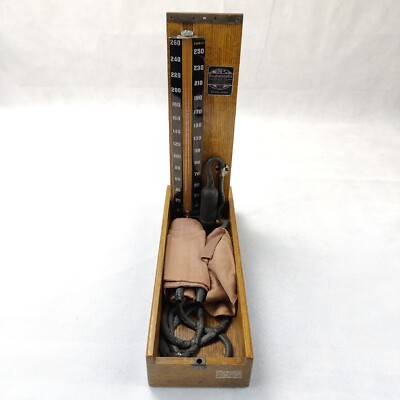Antique Baumanometer Blood Pressure Machine Kit Bag Model Med. Dept U.S ...