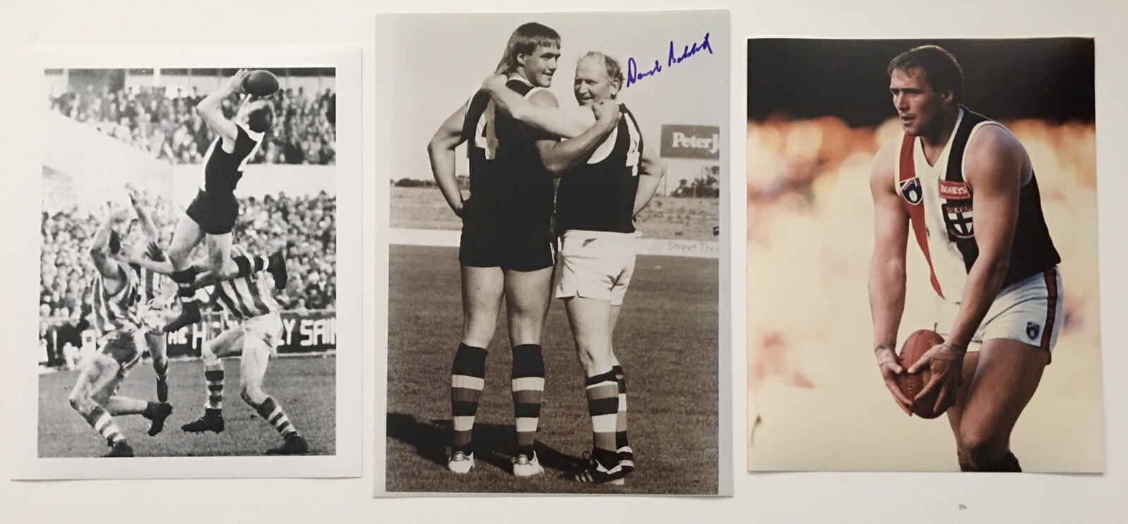 DARREL BALDOCK Signed Photo 8x10 St Kilda Saints with Tony Lockett VFL ...