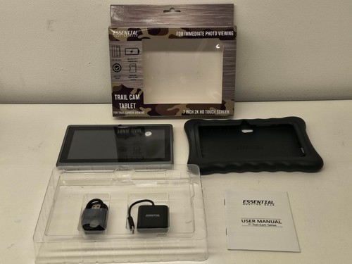 Essential Hunting Gear 7" 2K HD Touchscreen Trail Cam Tablet Black | eBay