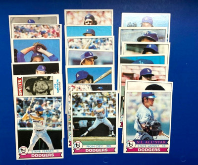 1979-Topps 20 Dodgers Baseball Cards Lot W/ Steve Garvey-EXNM-FREE SHIP ...