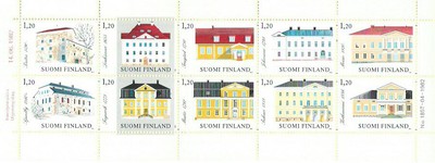Finnland - Post 1982 Yvert 867/76 Carnet MNH Architektur | eBay.de