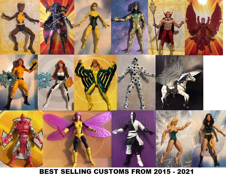 Marvel Legends CUSTOM MAGIK - Husk Dani Moonstar Emma Rogue Warlock ...