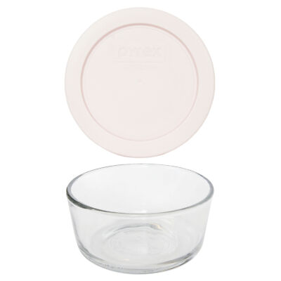 Pyrex Simply Store 7200 2-Cup Glass Storage Bowl with 7200-PC 2-Cup ...
