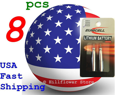 8 pcs CR435 435 LM435 BR435 Card 3V Lithium Battery | eBay
