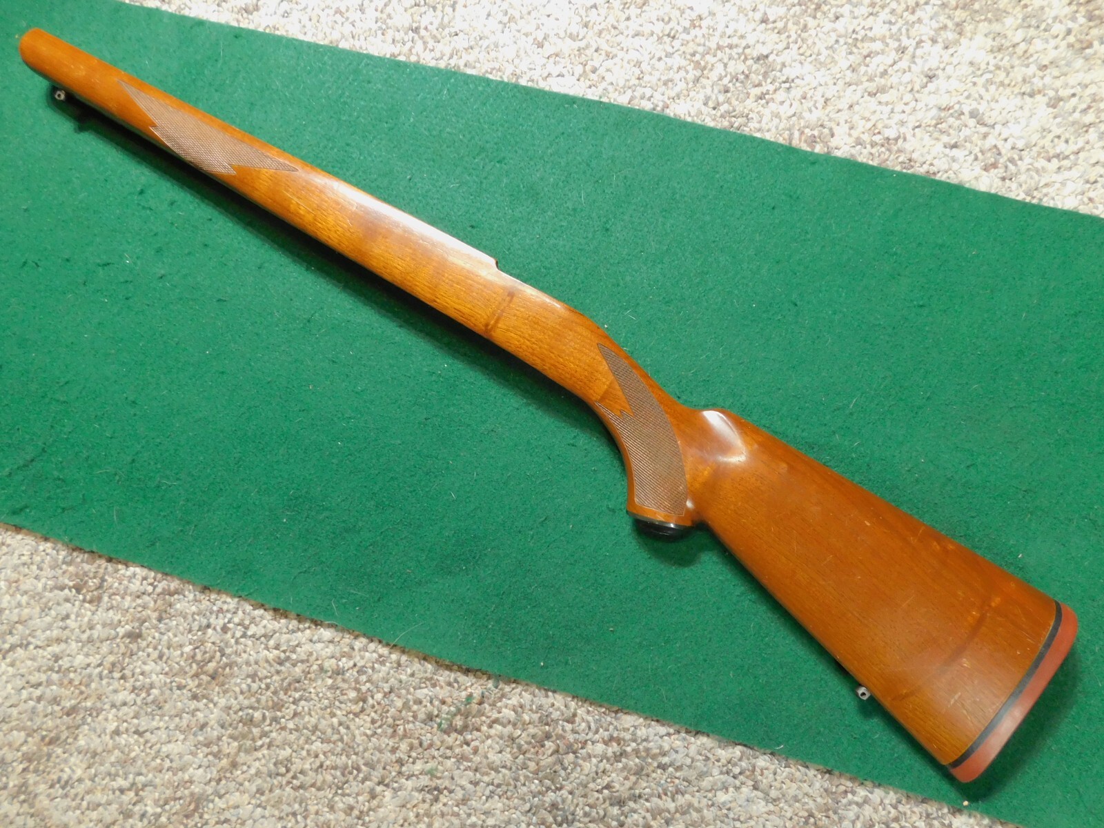 Ruger M77 Tang Safety Stock Checkered Walnut Long Action RH Original #3 ...