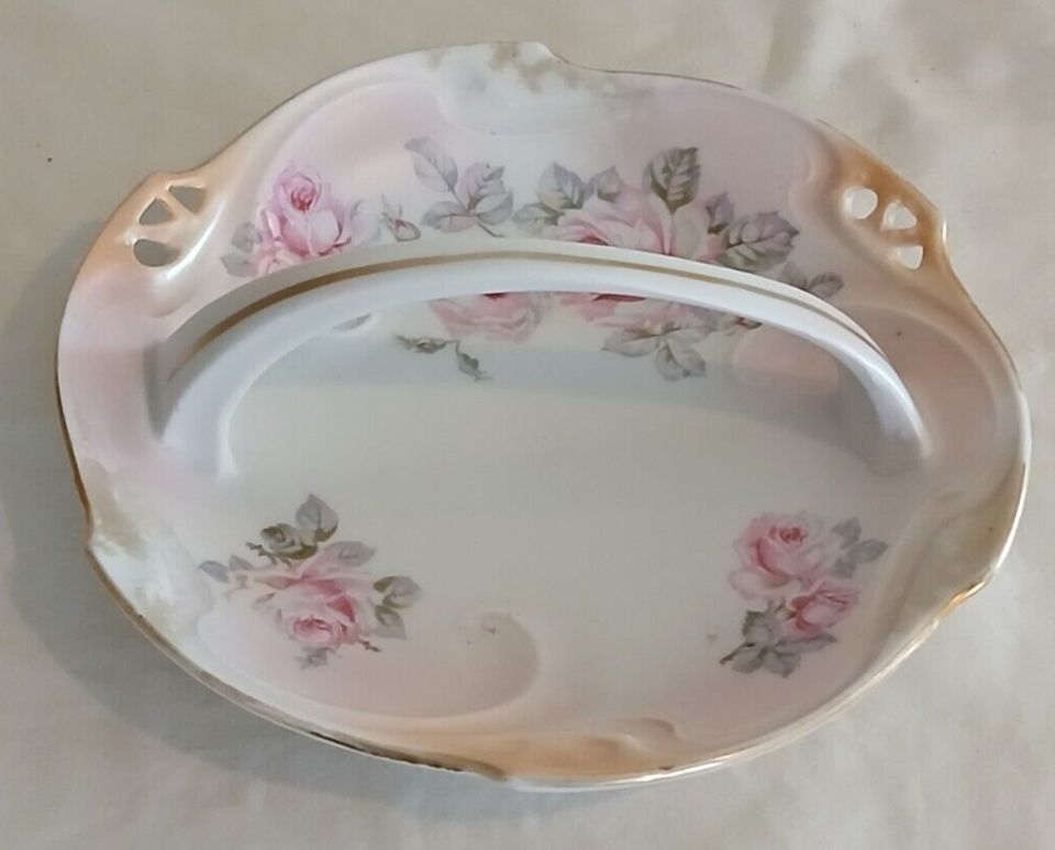 IPF Germany 1903-1930 Hand Painted Porcelain Dish With Handle 5.77"x5 ...