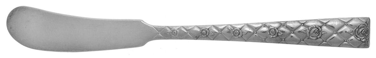 National Silver Co Rose Marie Flat Handle Butter Spreader 2322178 | eBay