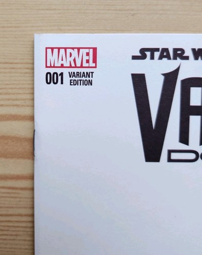 Vader Down #1 - STAR WARS - Blank Sketch Variant Cover - Marvel Comics ...