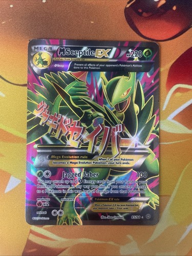 Pokémon TCG M Sceptile EX 85/98 XY Ancient Origin Full Art Ultra Rare ...