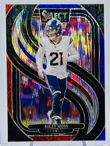 2024 Panini Select - Premier Level Riley Moss #190 Red & Blue Shock ...
