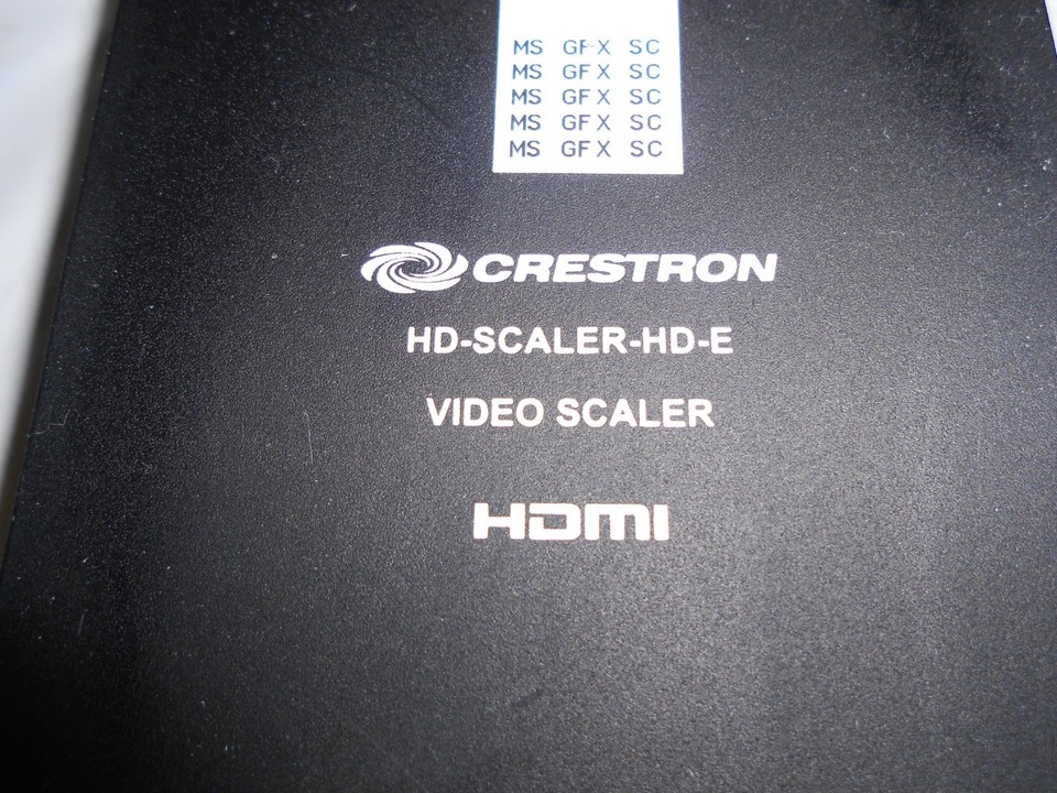 CRESTRON HD-SCALER-HD-E Video Scaler HDMI W/ AC-ADAPTER | eBay
