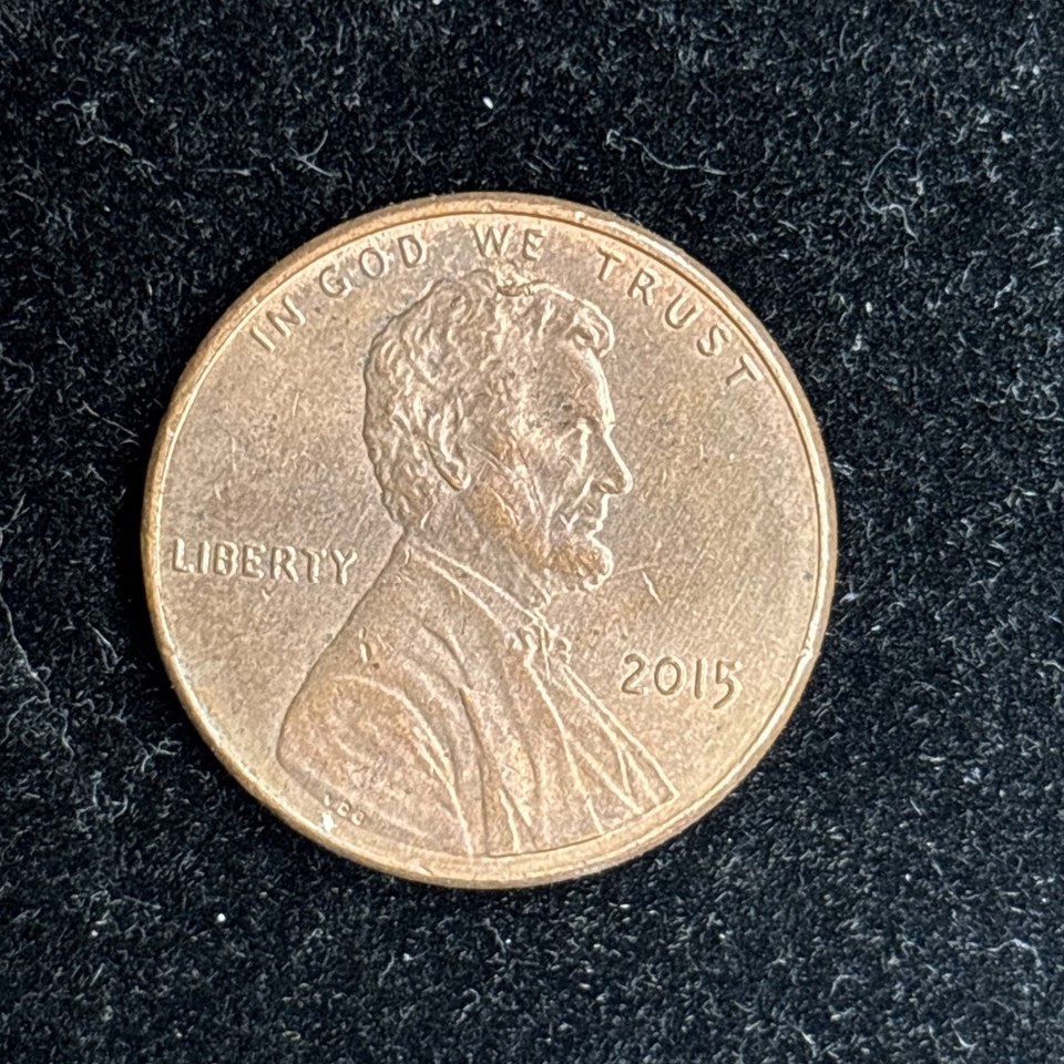 🗯️2015 P Lincoln Cent Multiple Die Chips On Head ERRORS☄️ | eBay UK