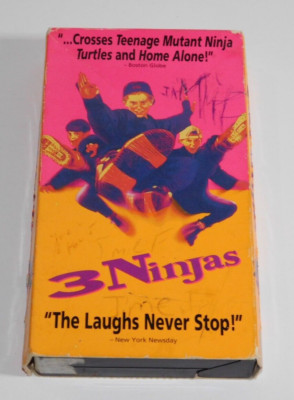 3 Ninjas VHS (Touchstone Home Video, 90s Kid/Teen Comedy, Martial Arts ...