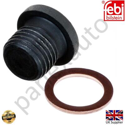 Febi Oil Drain Sump Plug For Audi A4 A5 A6 A7 A8 Q5 Q7 Seat Skoda VW ...
