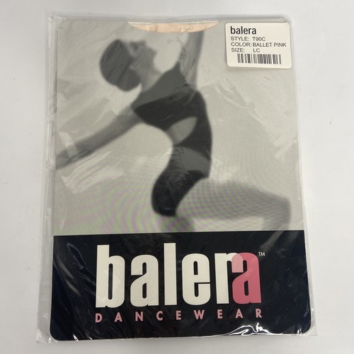 BALERA DANCEWEAR Girls Ballet Pink Convertible Tights T90C Size LC ...