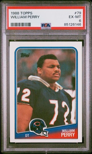 1988 Topps 79 William Perry - PSA 6 | eBay