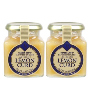 2 PACK Trader Joe's Authentic Lemon Curd Imported English 10.5 oz Each ...