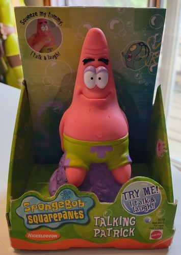 Mattel Talking Patrick From SpongeBob SquarePants 88379 Mattel 2000 | eBay