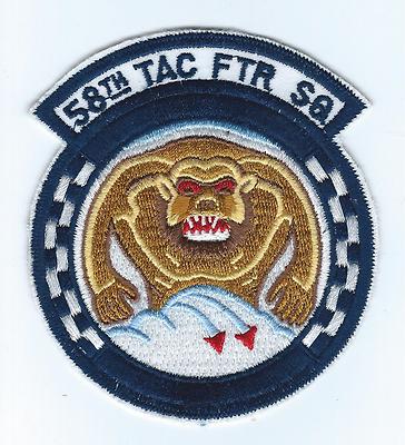 80s 58th TAC FIGHTER SQUADRON patch | eBay